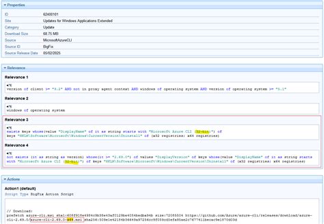 Updates For Windows Applications Extended Microsoft Azure Cli Bigfix Forum