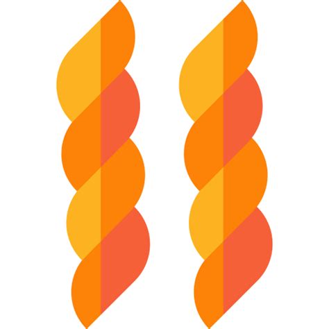 Fusilli Basic Straight Flat Icon