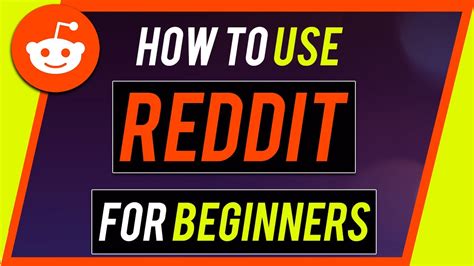 How To Use Reddit Complete Beginners Guide Youtube