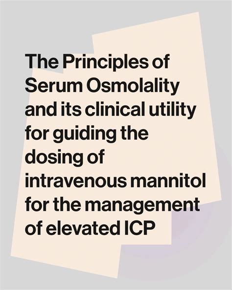 Osmolality Osmolality Is A Measurement Of The Number Of Moles Of Dissolved Particles Per Kg Of