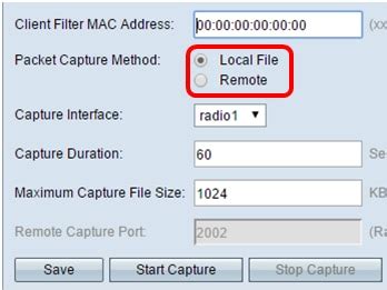 Configure Packet Capture To Optimize Performance On A Wireless Access