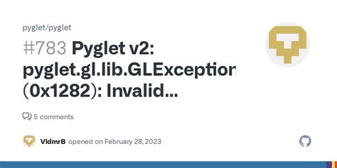 Pyglet V2 Pyglet Gl Lib GLException 0x1282 Invalid Operation When Drawing Sprites Issue