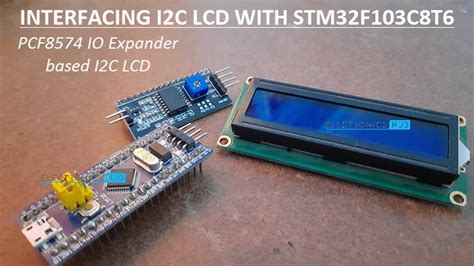 Interfacing I2c Lcd With Stm32f103c8t6 Stm32 I2c Lcd Tutorial Stm32 I2c Lcd Tutorial