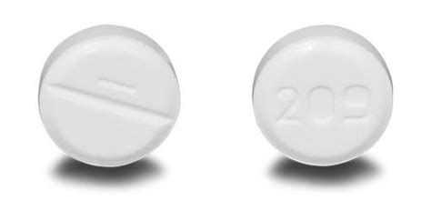 1 209 Pill White Round 8mm Pill Identifier