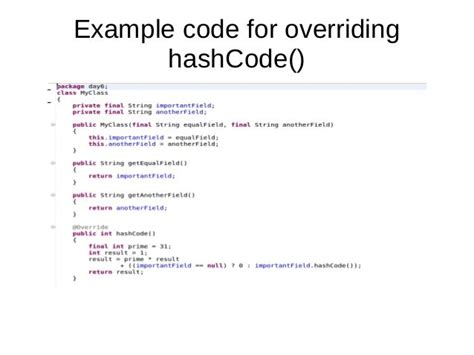 Overriding Methods