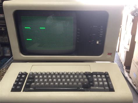Ibm 5251 Display Station Terminal And Beam Spring Keyboard Very Antique 1886326909