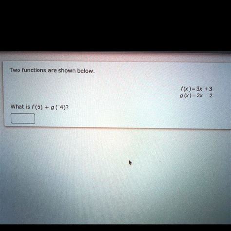 SOLVED F X X G X X Two Functions Are Shown Below F X X X X