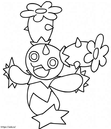 Maractus Pokemon 1 Coloring Page
