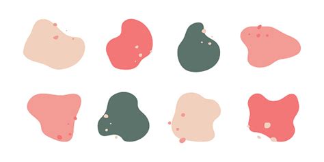 유기 방울 모양 불규칙한 둥근 액체 벡터 요소 추상적 유체 예술 모양에 대한 스톡 벡터 아트 및 기타 이미지 모양 유기 화합물 물감 방울 Istock