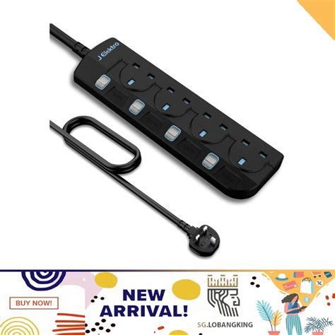 [sg Stock] Extension Cord With Individual Switches J Elektro Power