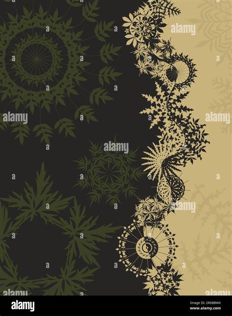 Editable Vector Background Of Various Rosette Shapes Stock Vector Image And Art Alamy