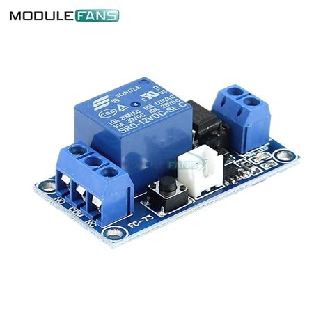 Buy 12V 1 Channel Latching Relay Module MCU Control Regulator Board AC DC Self Lock Trigger