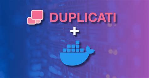 backup docker volumes with duplicati and docker compose virtualization howto