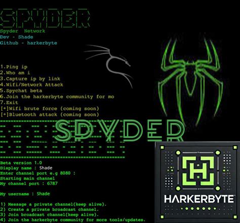 Github Harkerbytespyder An Advanced Networking Tool For Penetration Testing A Place Where
