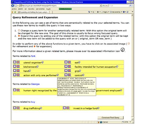 Query Refinement Web Page For Initial Query Download Scientific Diagram