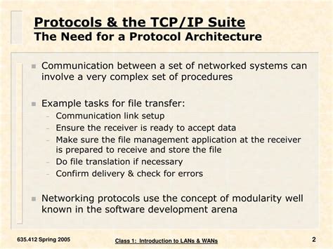 PPT Chapter 3 Protocols The TCP IP Suite PowerPoint Presentation ID 4784399