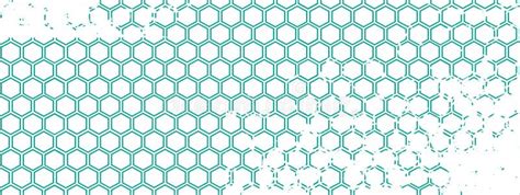 Busted Honeycomb Designs Mock Ups Templates Vectors Stock Vector