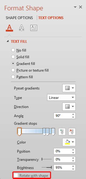 gradient fills for text in powerpoint 2013 windows powerpoint tutorials