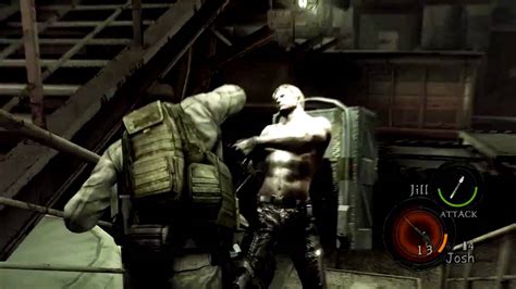 Hd Resident Evil 5 Josh Stone With His Perfect Melee Hud Melees Name Working In Pc Version 3