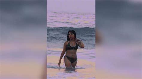 Samunder Mein Nahake Bold And Beautiful Diva Nidhi Bhanushali Shares Bikini Video Get Ready