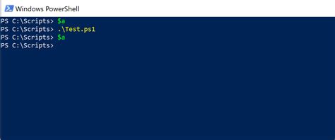 Powershell Scopes Understanding Variable Scope