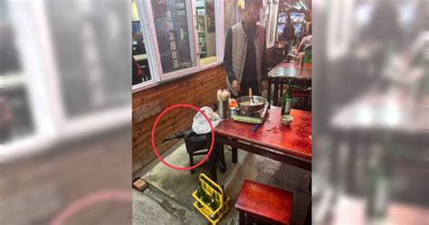 熱炒店椅子上驚見「槍頭」！男被捕稱防身用 下場出爐 社會 Ctwant
