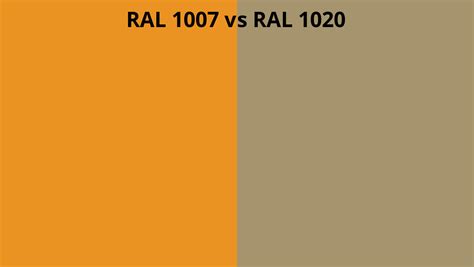 Ral 1007 Vs 1020 Ral Colour Chart Uk