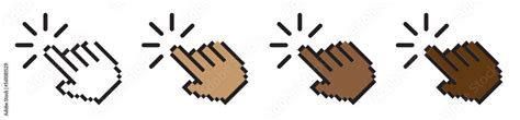 Pointer Cursor Icons Computer Web Arrows Mouse Cursors And Mouse Click Pointer Line Selection