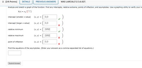 Solved Analyze And Sketch A Graph Of The Function Find Any Chegg