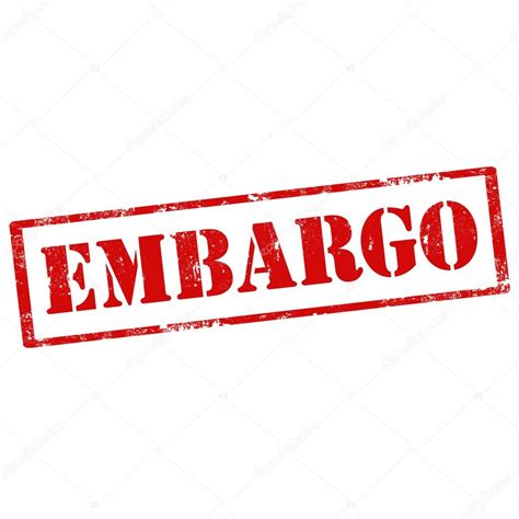 Embargo Stamp ⬇ Vector Image By © Carmen Dorin Vector Stock 66107773