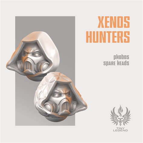 Xenos Hunters Phobos Heads Set Tiny Legend