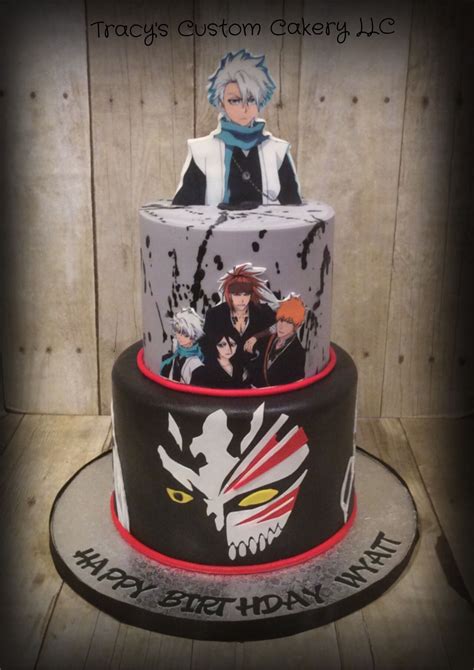 Simple Anime Cake Design Classic Birthday Cake