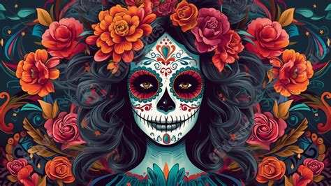 Dia De Los Muertos Fondos De Pantalla Mexicano