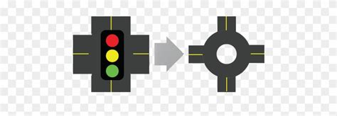 Signalized Intersection To A Roundabout Figure Showing Icon Full Size Png Clipart Images Signalized Intersection To A Roundabout Figure Showing Icon Full Size Png Clipart Images