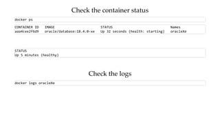 Create A Database Application Development Environment With Docker PPT