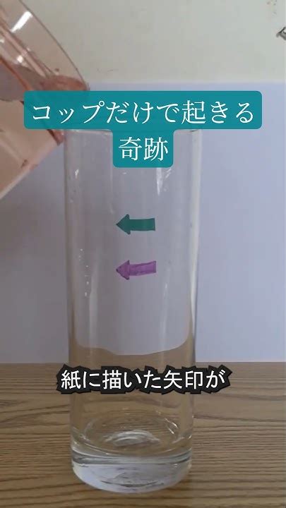 家でできる！簡単サイエンスショー｜矢印が反対に見える理由とは？ 科学実験 錯覚 光の屈折 面白い科学 ミニ科学ショー Youtube