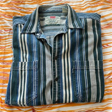 Levis Shirts Vintage Levis Long Sleeve Westernstyle Denim Buttonup