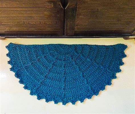 Alfombra Semicircular De Ganchillo Con Textura Hometalk
