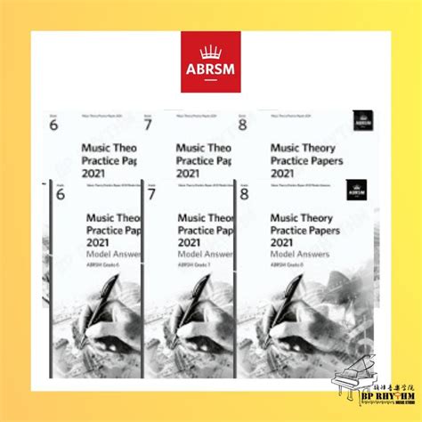 Abrsm Music Theory Practice Papers And Model Answers 2021 Grade 6 8