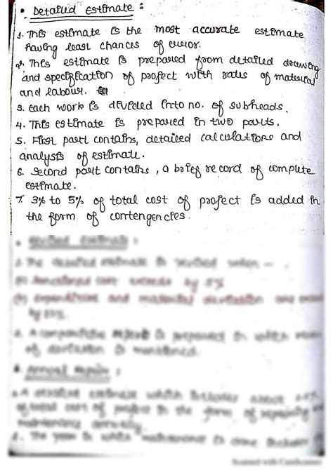 Solution Handwritten Notes On Quality Estimation Basic To Advanced