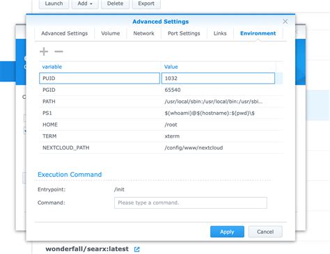 Synology Docker Mariadb Nextcloud Install