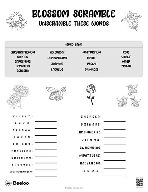 Flower Unscramble Best Flower Site