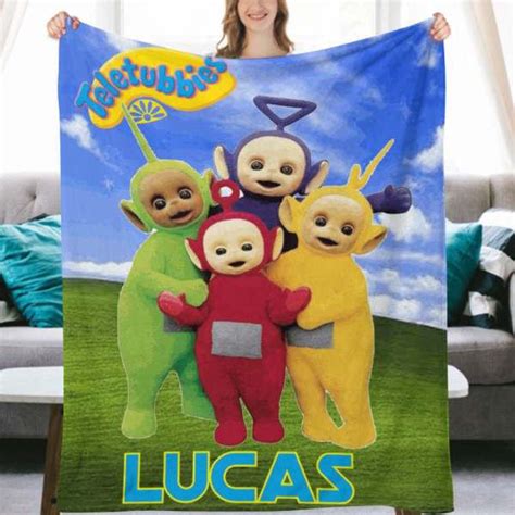 Teletubbies Custom Blanket Rainbow Skye Designs