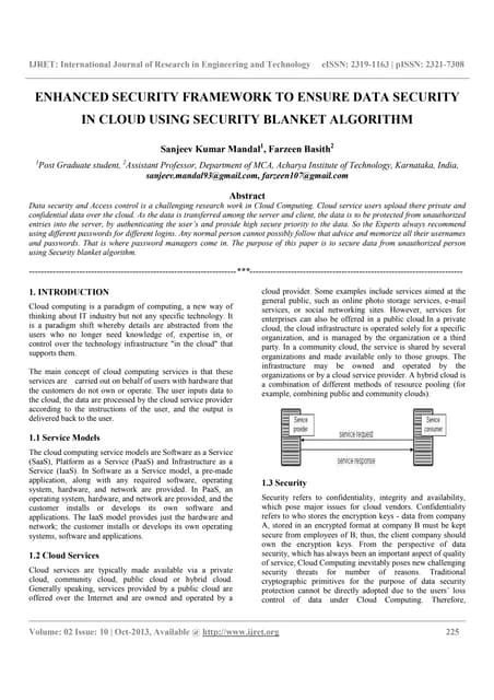 Irjet A Review On Lightweight Secure Data Sharing Scheme For Mobile Cloud Computing Pdf