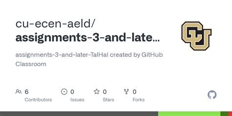 GitHub Cu Ecen Aeld Assignments And Later TalHal Assignments And Later TalHal Created By