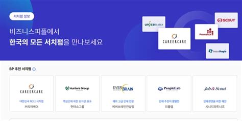 비즈니스피플 300여 개 헤드헌팅회사와 소속 헤드헌터들 정보 제공