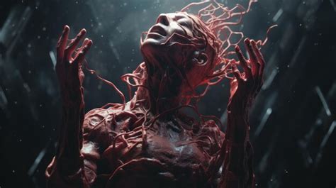 Premium Photo Hyperrealistic Scifi Body Image With Intricate Sculpting And Tenebrism Mastery