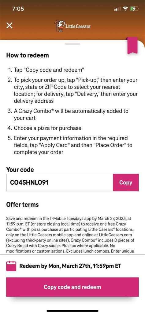 Little Caesars Rsingleusecodes