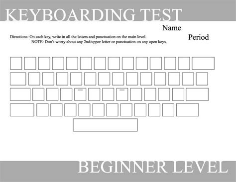10 Computer Keyboard Worksheet