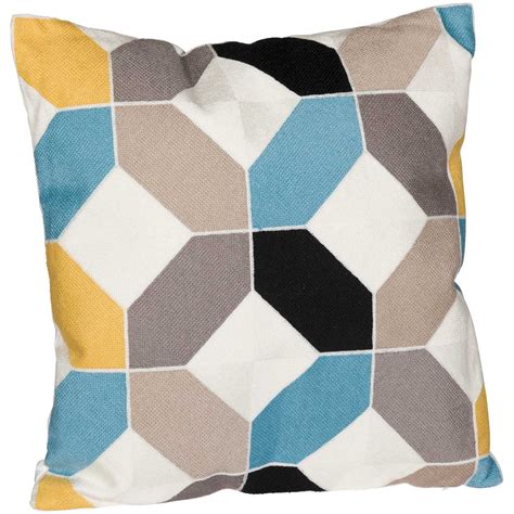 Mod Blue 18 Inch Decorative Pillow P